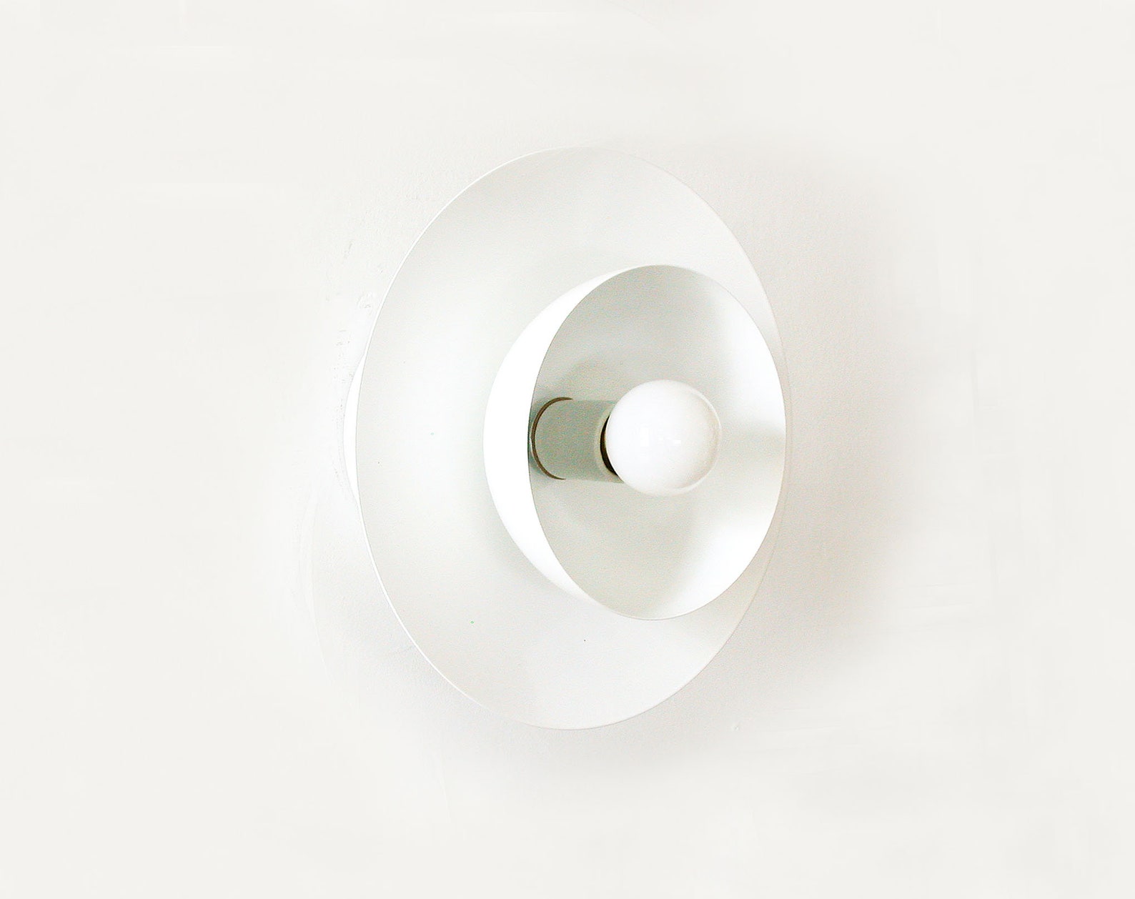 Mid Century Modern White Wall Fixture Light White Living Room - Etsy