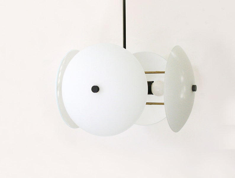 Quattro Modern Chandelier With Frosted Glass Diffusers Living | Etsy