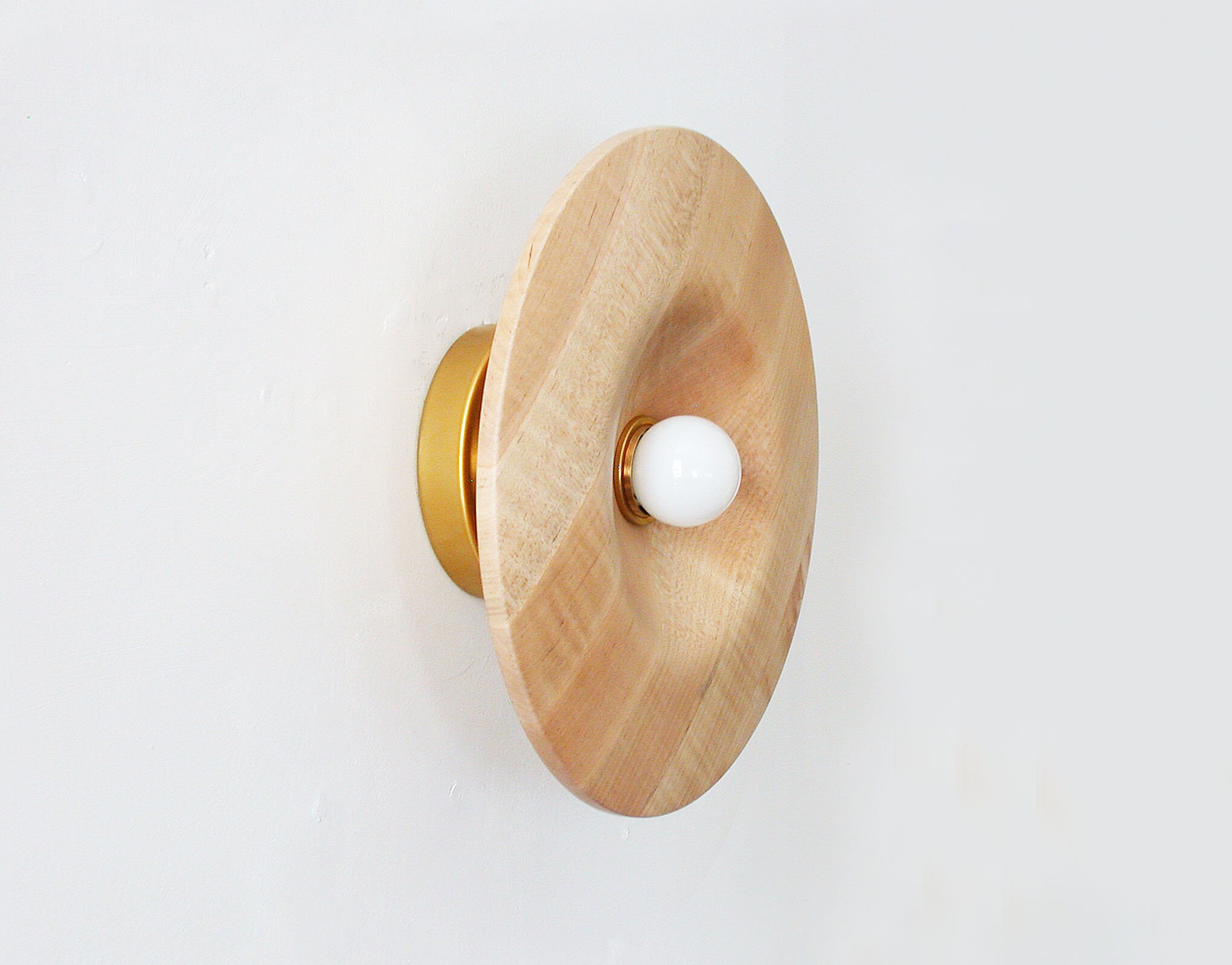 Maple Turned Large Wood Fixture Light Powder Room Lights Dining Room ...