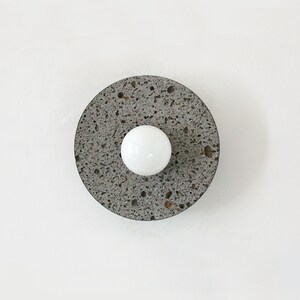 Volcanic Lava Minimalist Wall Light Fixture Volcanic Stone Sconce Light ...