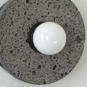 Volcanic Lava Minimalist Wall Light Fixture Volcanic Stone Sconce Light ...