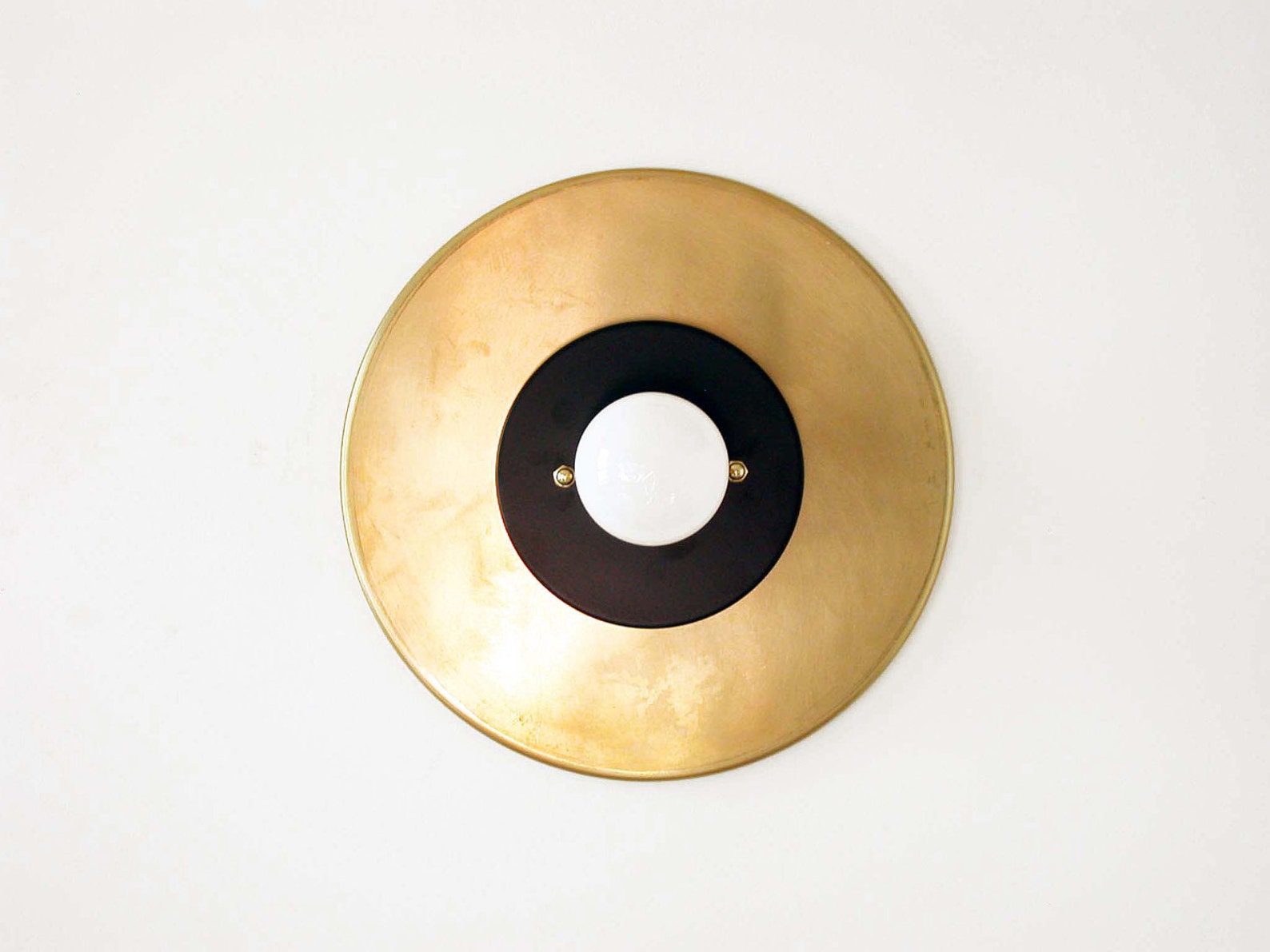 Modern Wall Flush Mount Sconce Ceiling Lighting Brass Black - Etsy