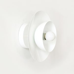 Mid Century Modern White Wall Fixture Light White Living Room Lighting ...