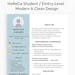 Hospitality Resume Template | Entry Level Horeca CV | Canva - Etsy