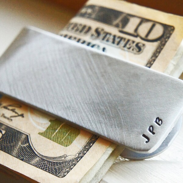 Monogram Money Clip - Etsy
