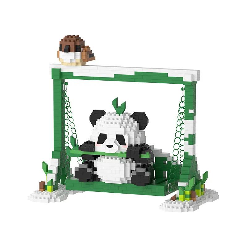 Cute Panda Building Blocks, Toys, Christmas Halloween Thanksgiving Day ...
