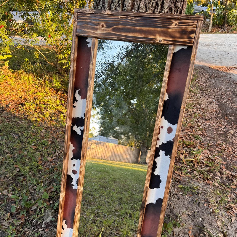 Western Mirror Framed - Etsy