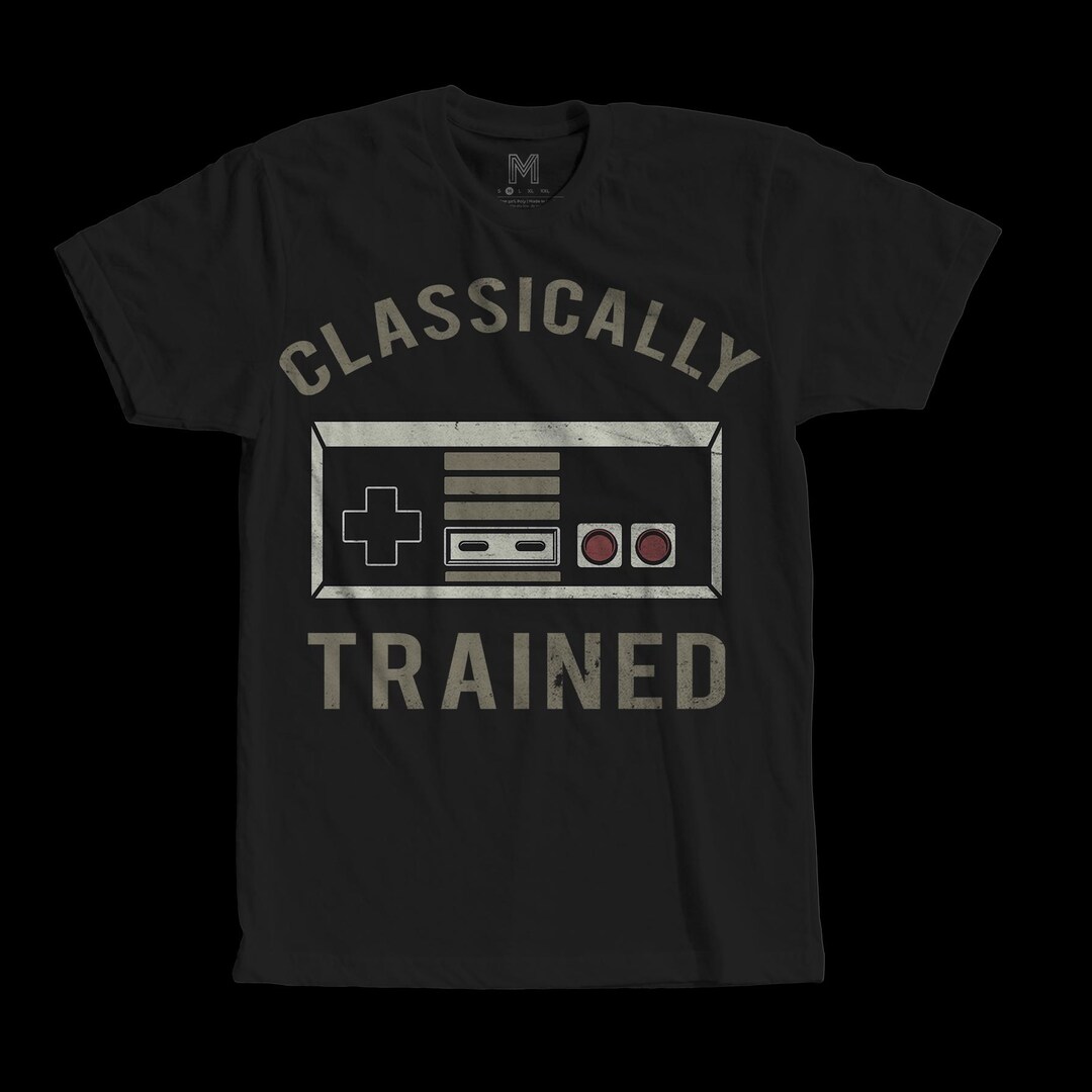 Classically Trained PNG - Gamer PNG - Shirt Design - Instant Download ...