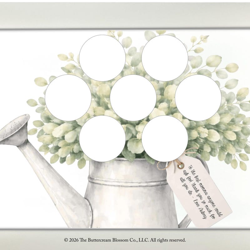 Mothers Day Floral Insert - Etsy