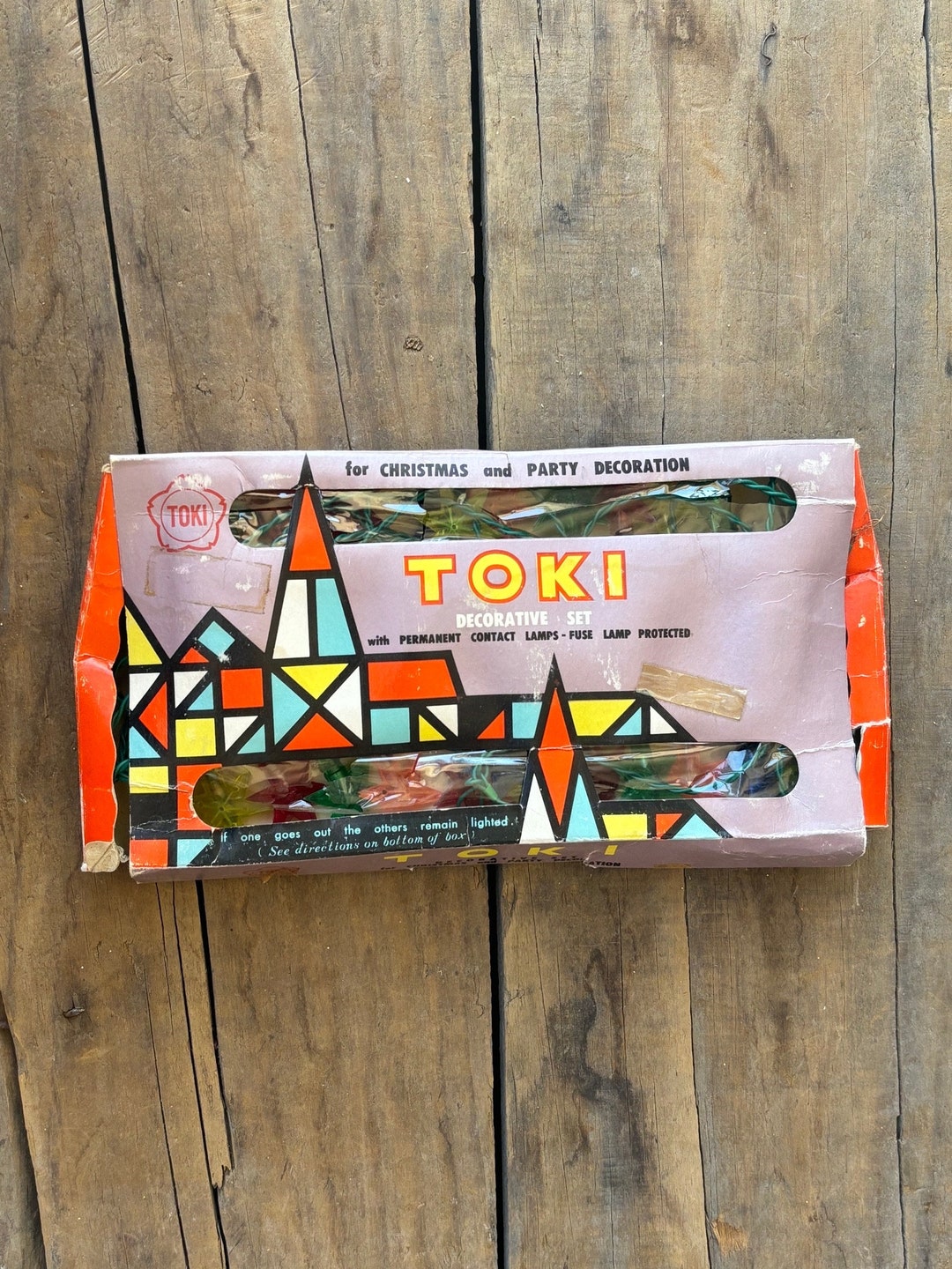 Vintage Toki Light Christmas Light Strand Decorative Set Vintage ...