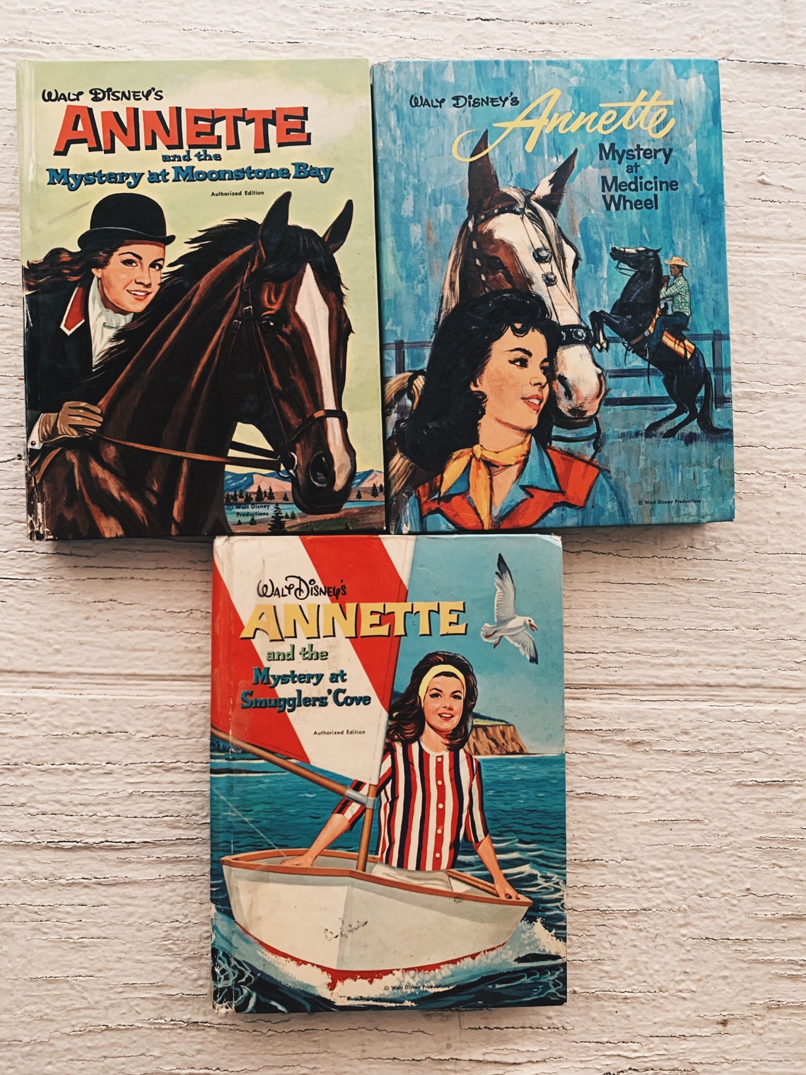 Vintage Disney Annette Books Set of 3 Whitman Mystery - Etsy