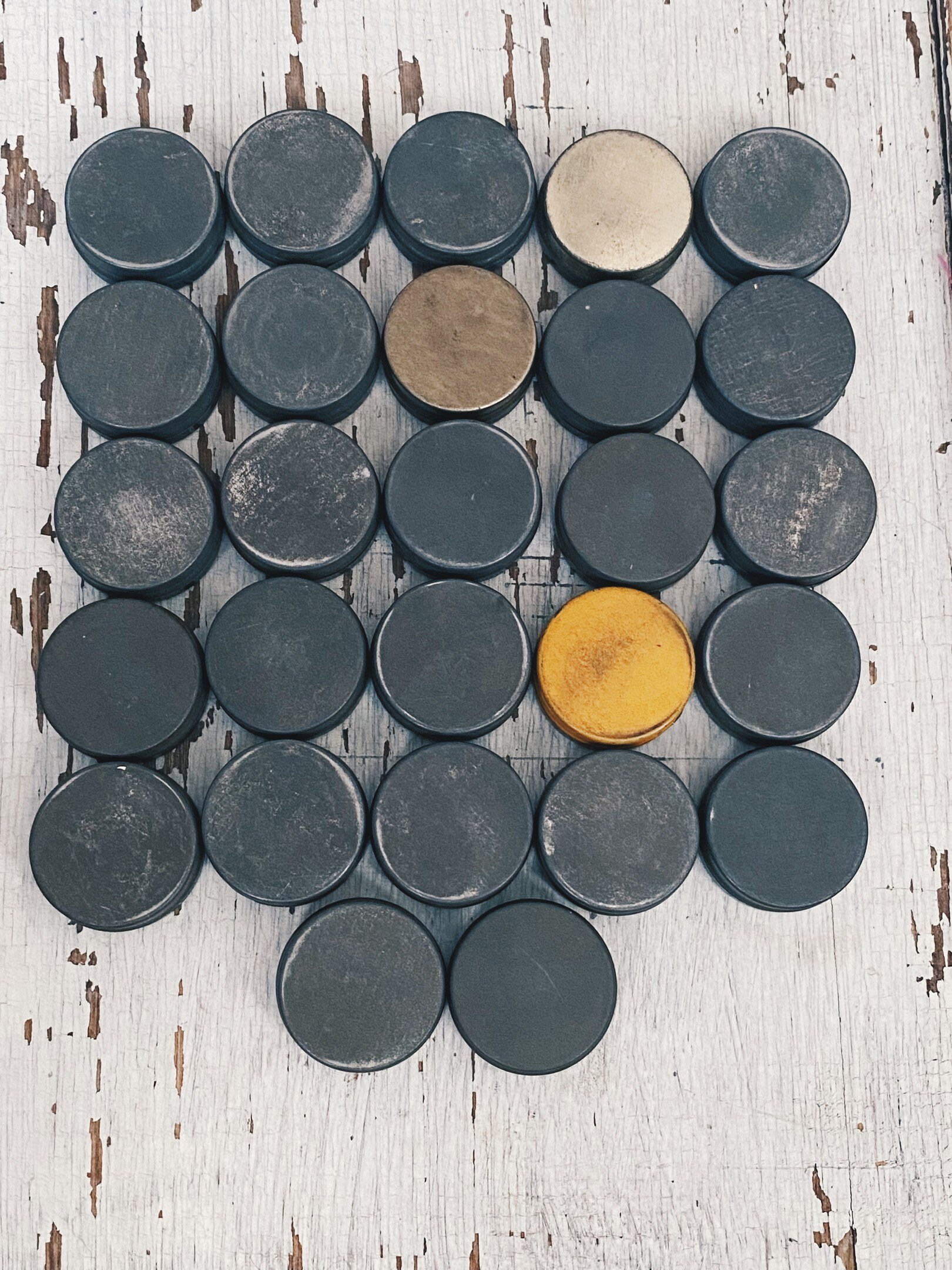 Vintage Watch Parts Small Circle Tins empty, Vintage, Tin Container ...