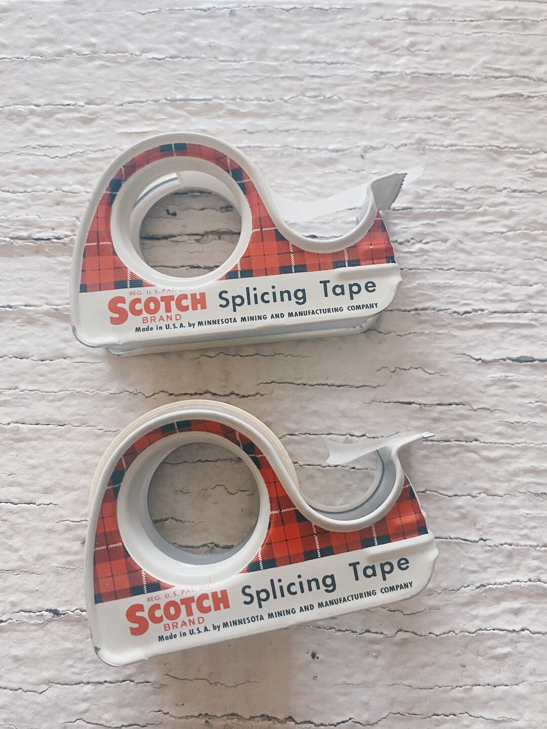 Vintage Tape Tin- Vintage, Scotch Brand Tin, Tin Container, Tape ...