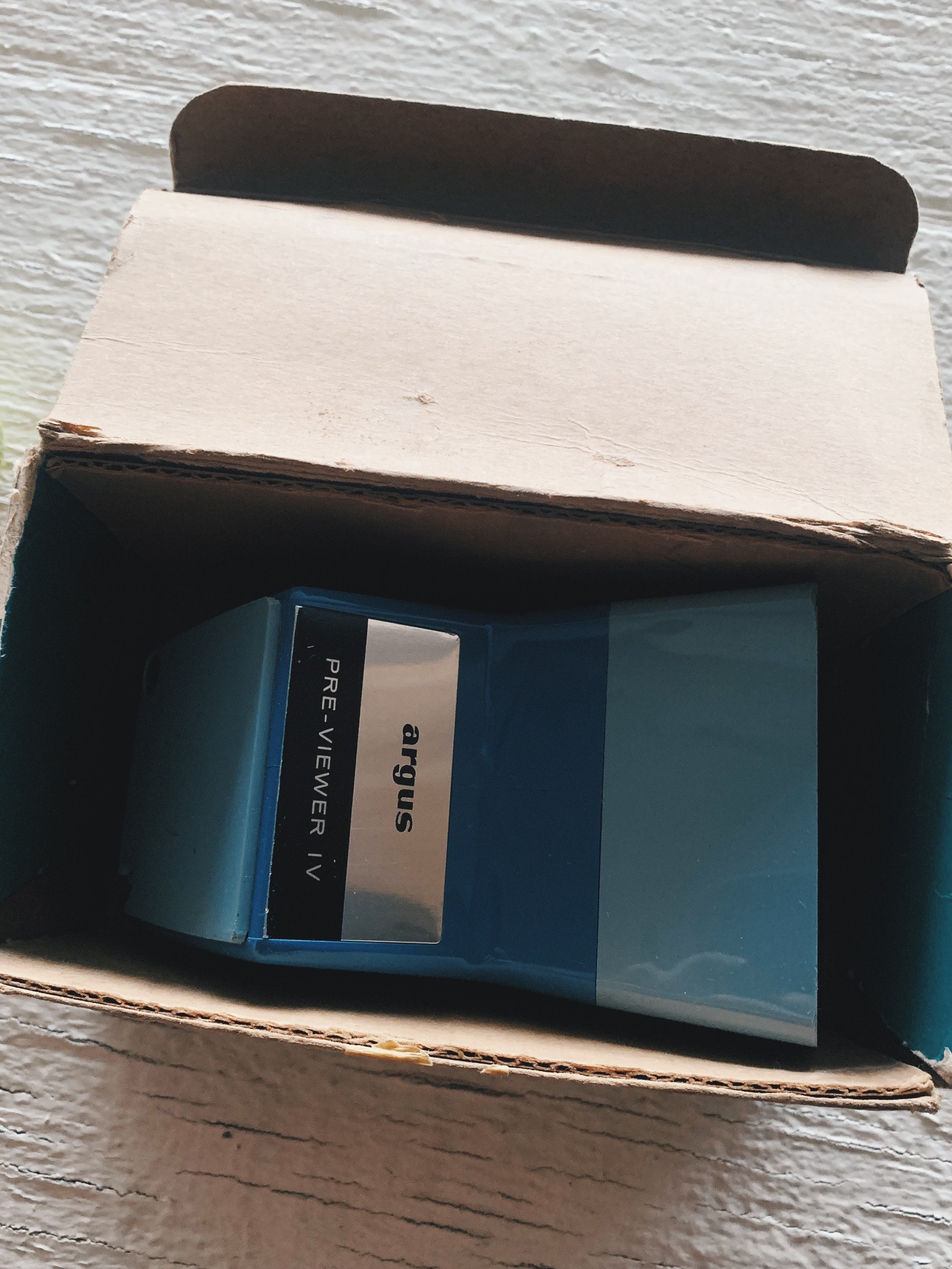 Vintage Argus Pre-viewer IV Slide Viewer, Hand Held, Vintage Blue, 35mm ...