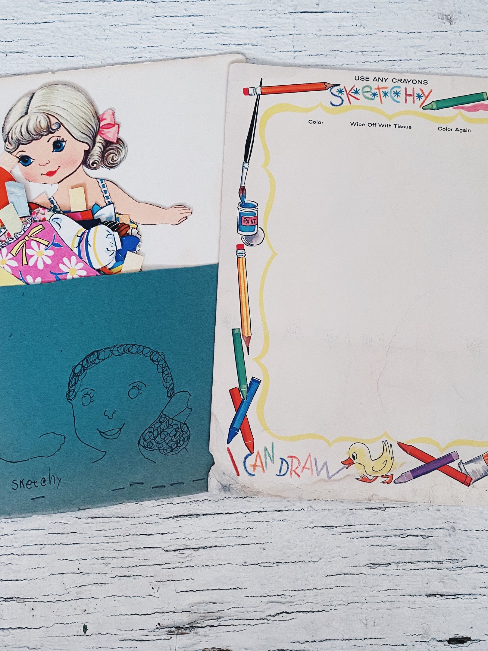 Vintage Sketchy Paper Dolls Vintage Paper Doll, Paper Dolls Dolls ...