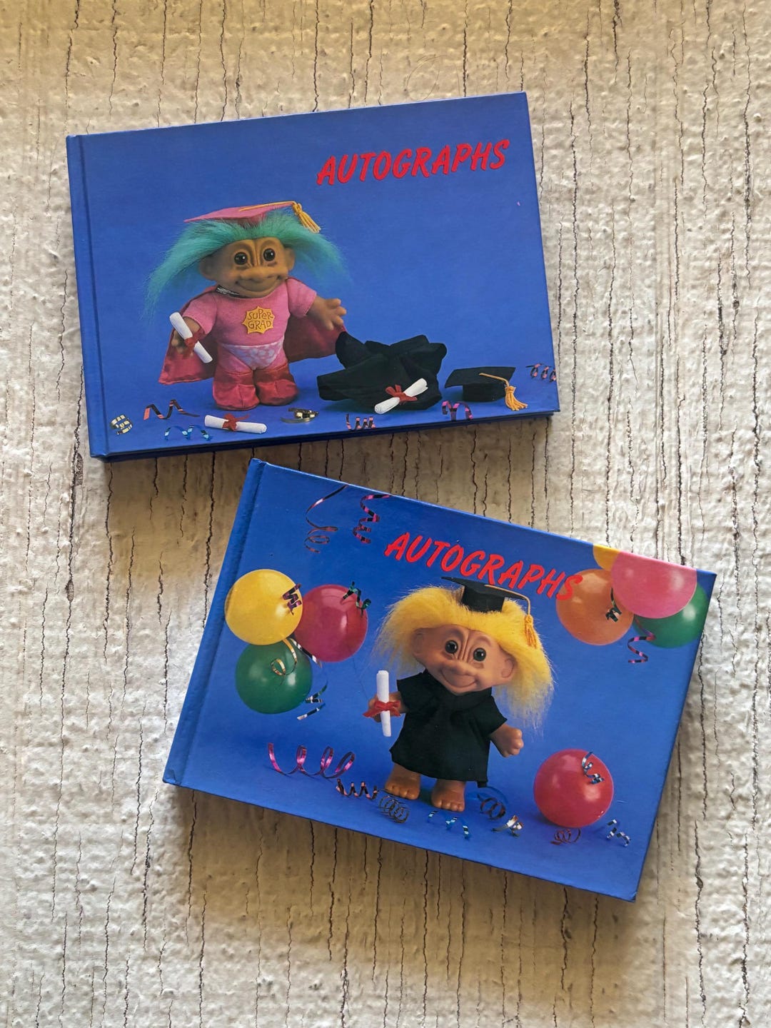 Vintage Russ Autograph Book Troll Multicolor Summer Graduation Book ...