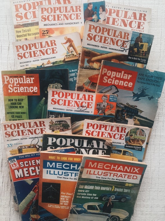 Vintage Popular Science Magazine