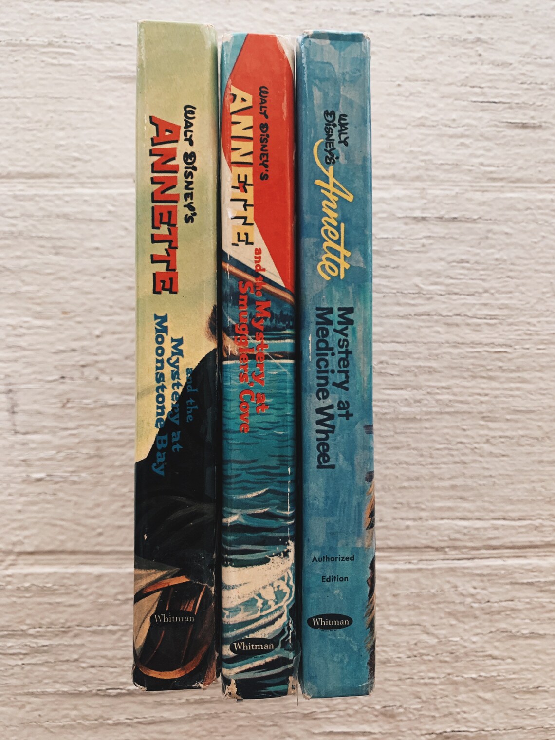 Vintage Disney Annette Books Set of 3 Whitman Mystery - Etsy
