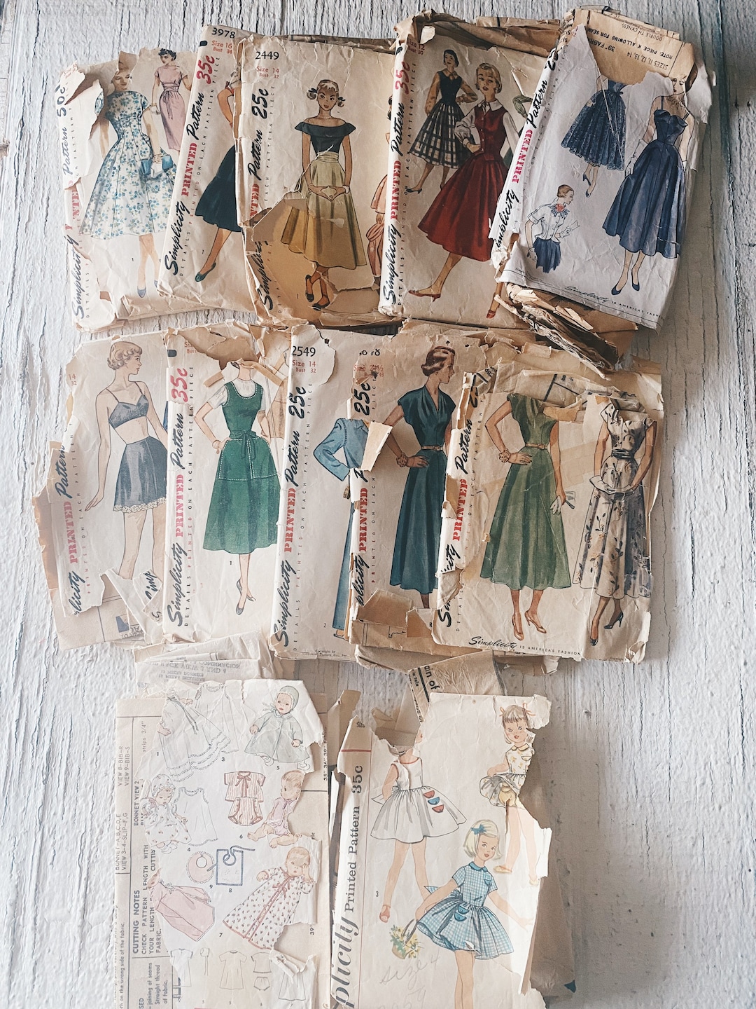 Vintage Simplicity Patterns- Womens Vintage Sewing Patterns 1930s-1950s ...