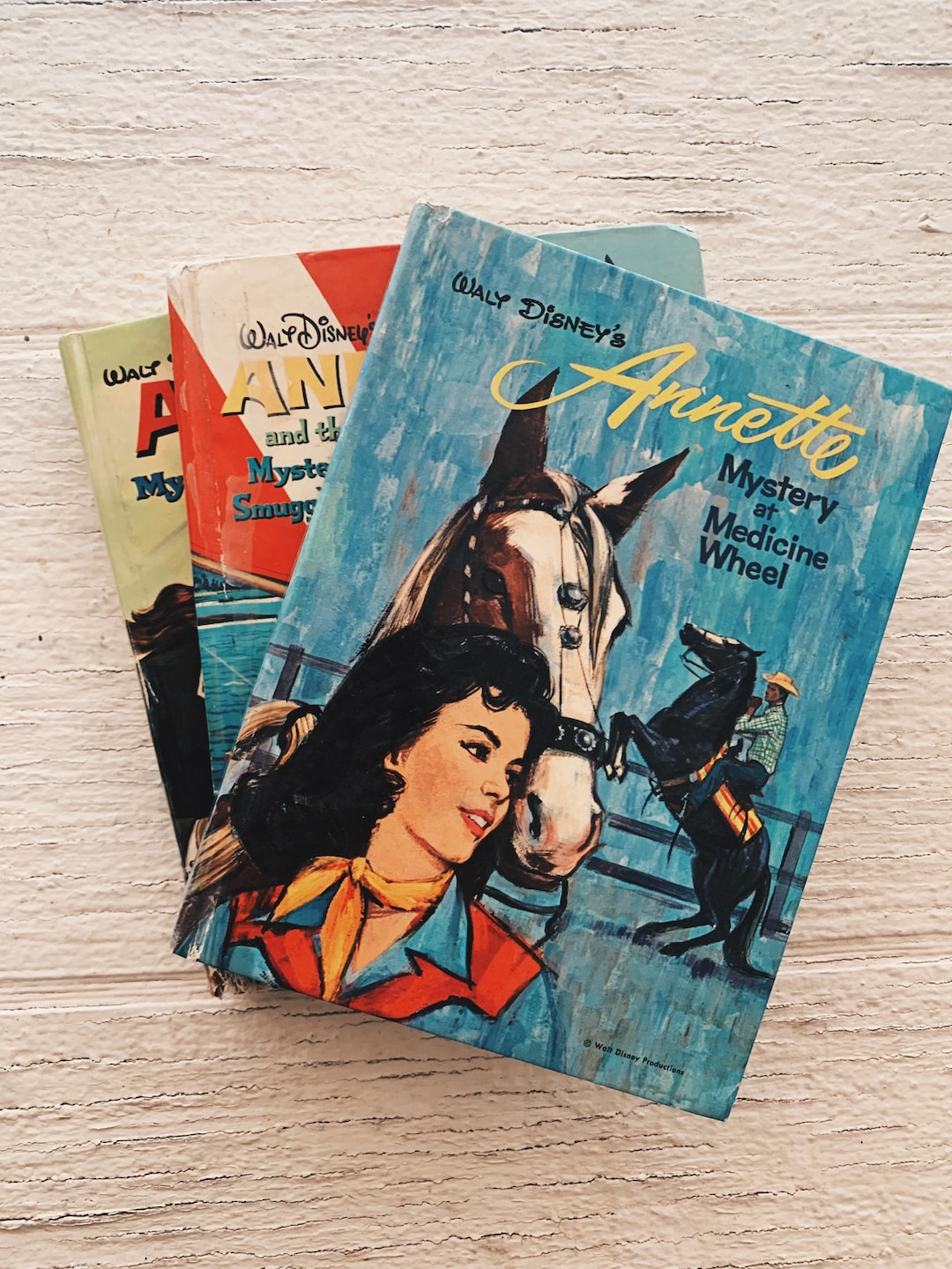 Vintage Disney Annette Books Set of 3, Whitman, Mystery Series ...