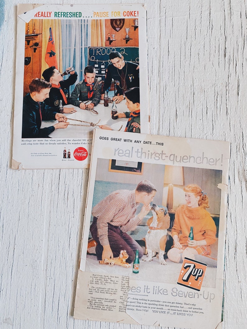 Vintage Boys Life Magazine for All Boys, 1950s, Coca Cola Ad 7up Ad ...