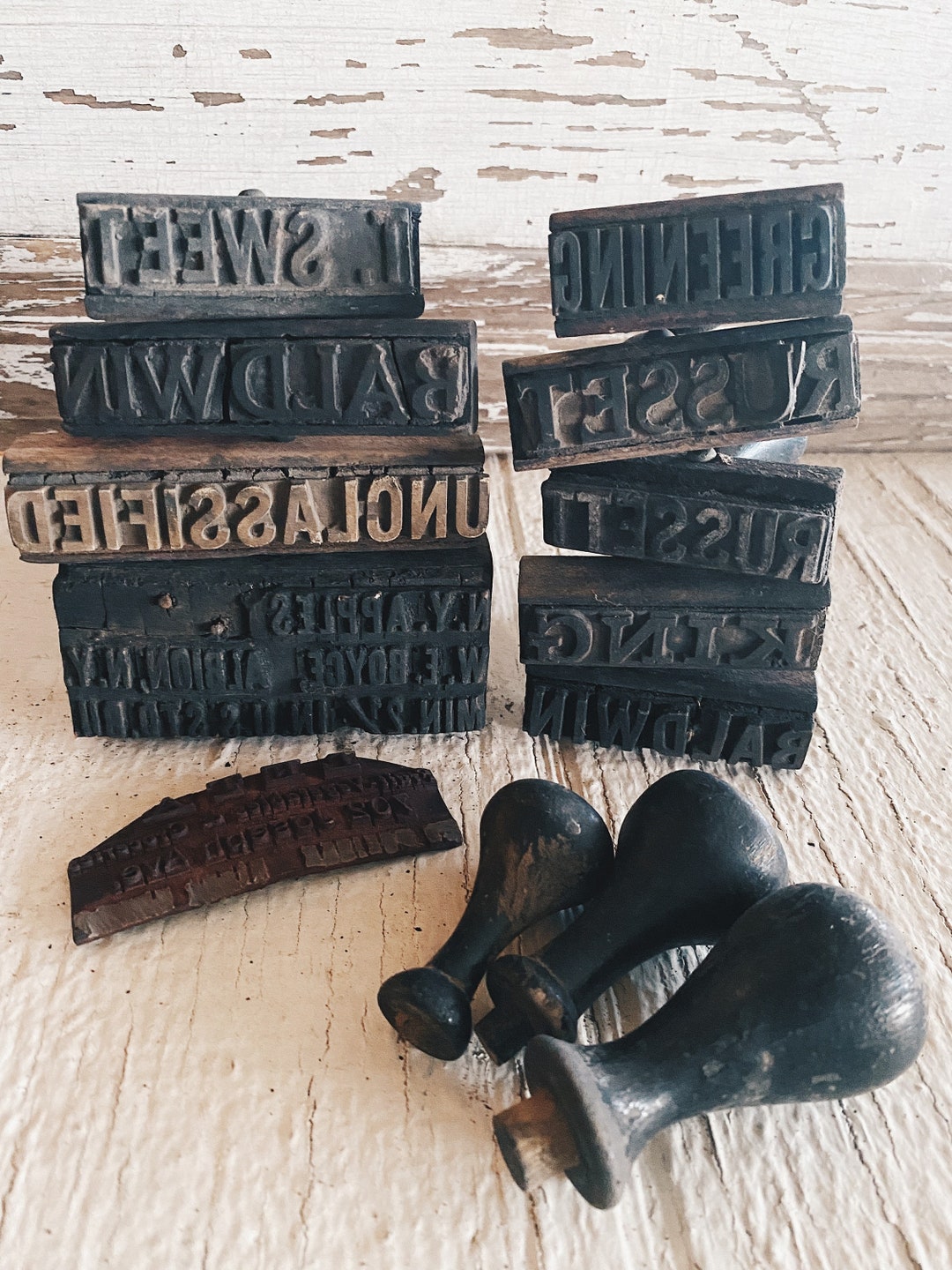 Vintage NY Fruit Grove Apple Stamps- Russett, Baldwin, Unclassified ...