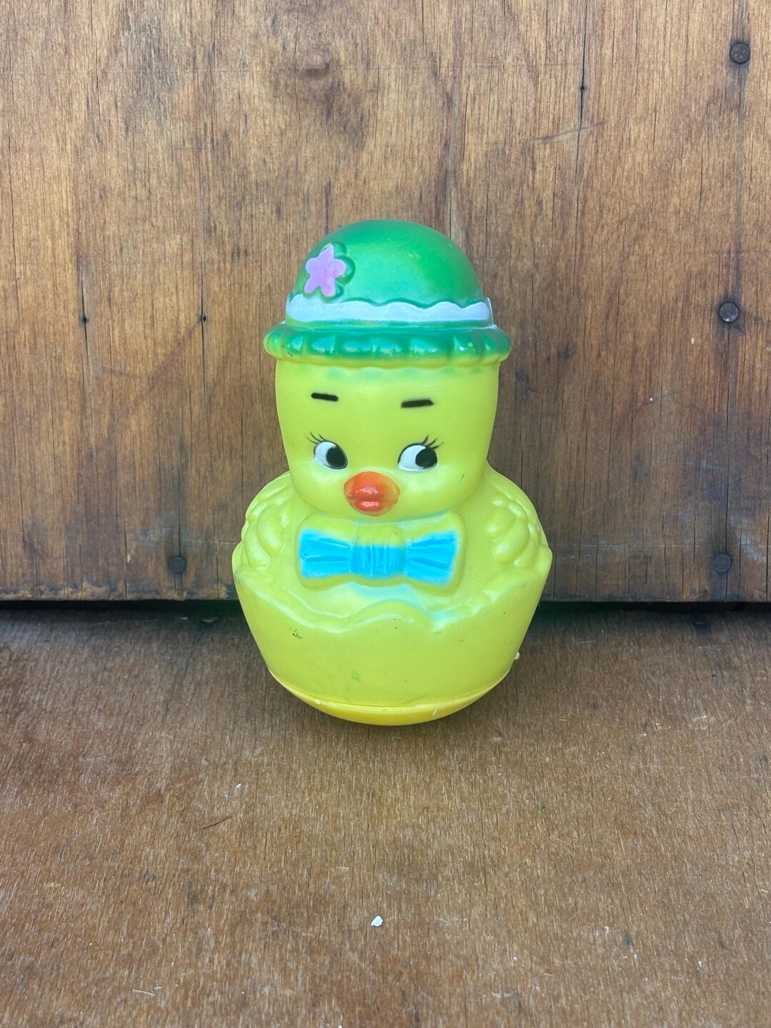 Vintage Easter Chick Roll Toy (1) Made by Easter Unlimited, Chick ...