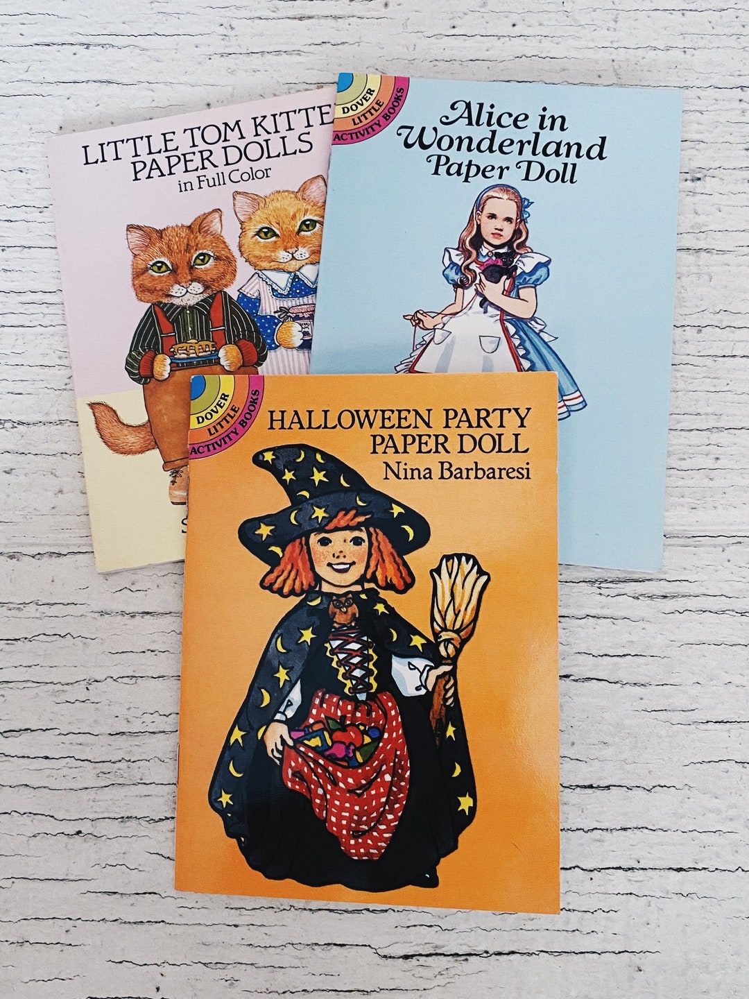 Vintage Dover Little Activity Book, Cut Out Paper Dolls Vintage Paper ...