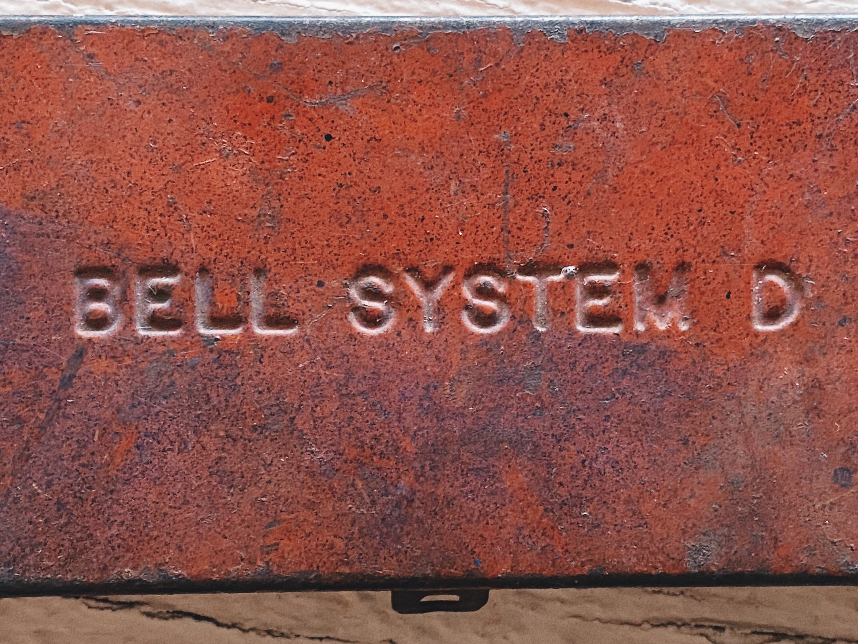Vintage Bell System Metal Red Box Metal Tin Bright Red Metal - Etsy