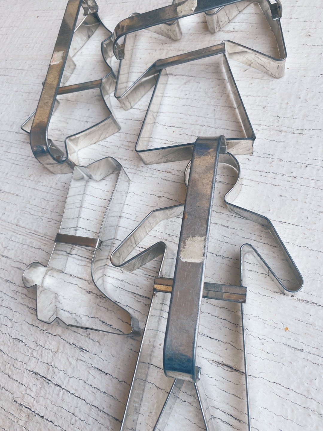 Vintage Extra Large Cookie Cutters- Home Decor, Wall Hanging, Baking ...