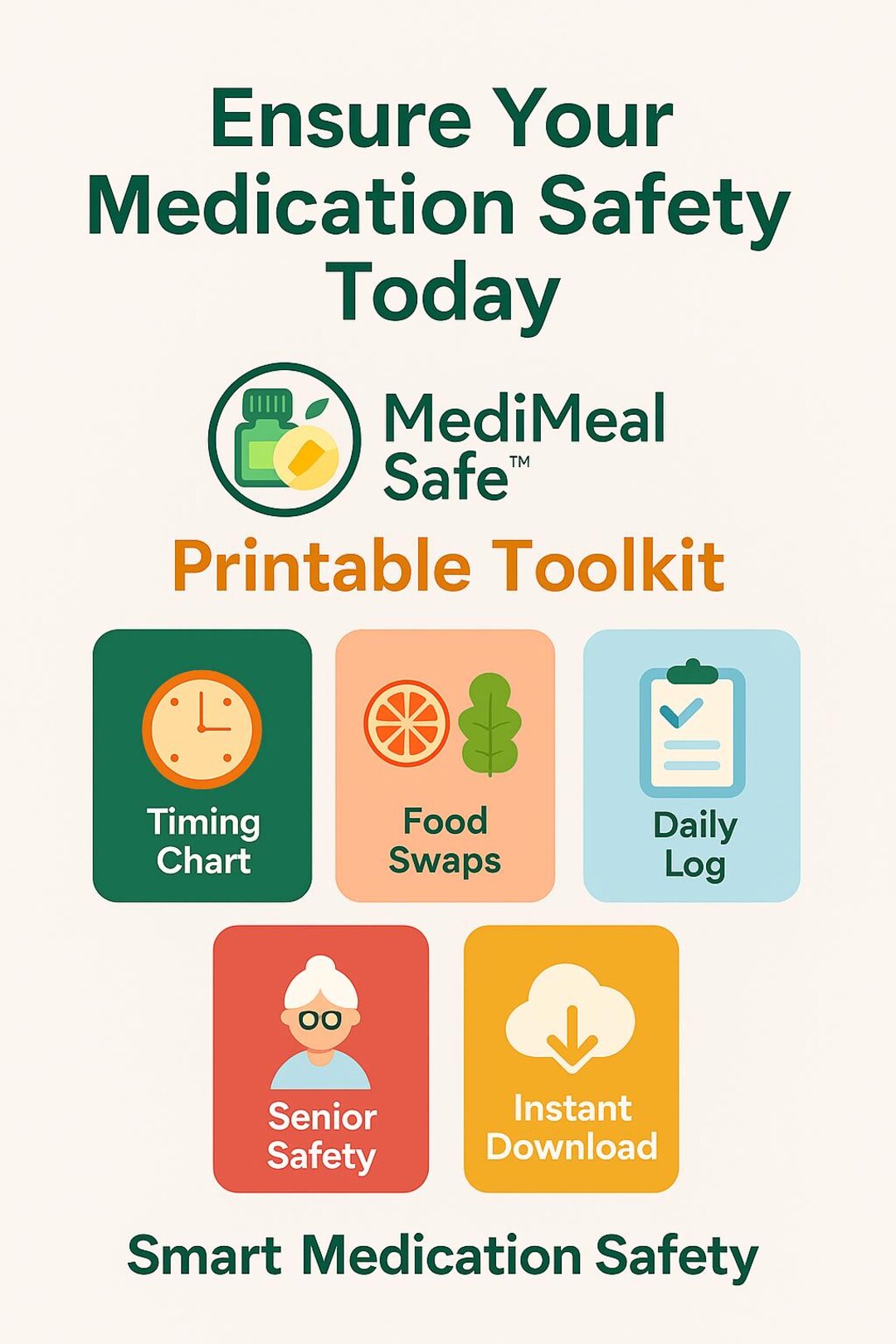 Medication Safety Toolkit for Patients & Caregivers | 5 Printable ...
