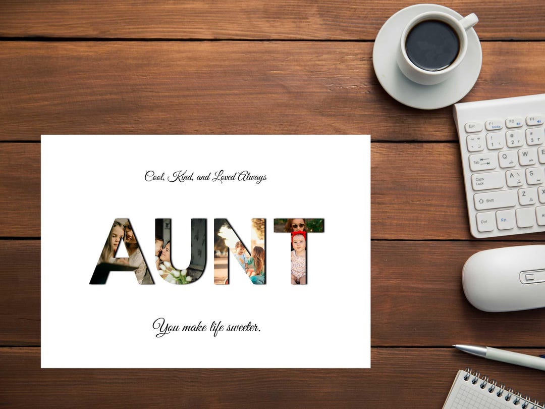 AUNT Photo Collage: Custom Family Memories (digital or Printed) - Etsy