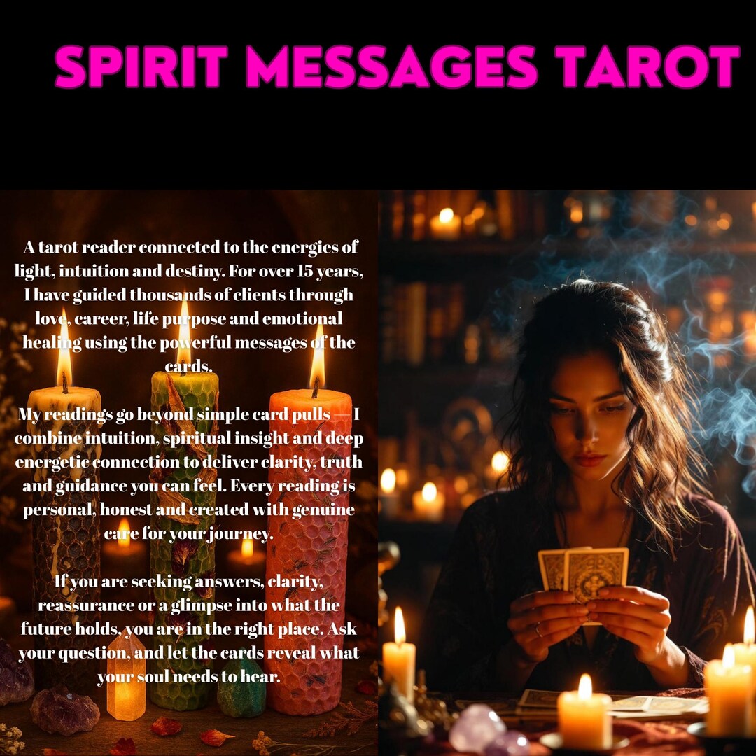 Spirit Messages Tarot Reading Divine Guidance Messages Signs Intuitive ...