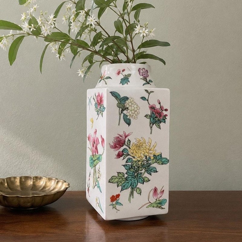 Chinese Square Porcelain - Etsy