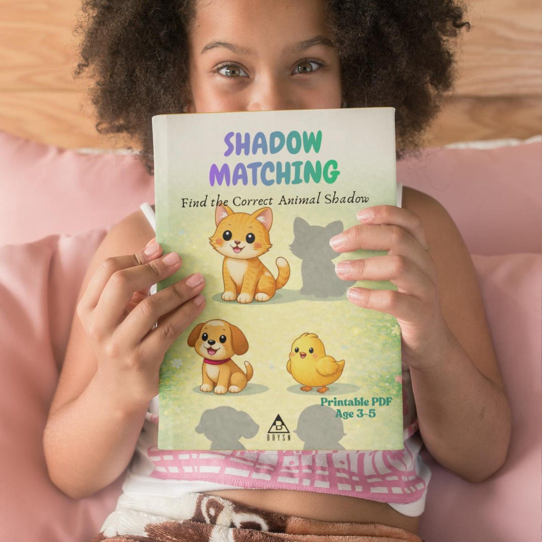 Shadow Matching Activity Book PDF | Animal Shadow Matching Printable ...