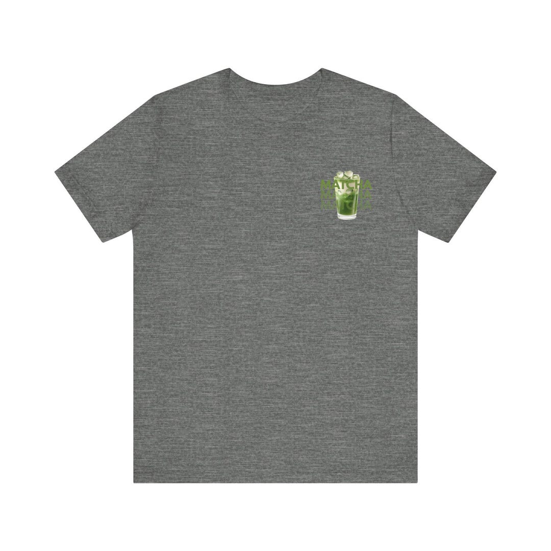 Iced Matcha Latte Tee | Matcha Graphic Shirt, Green Tea Drink Design - Etsy