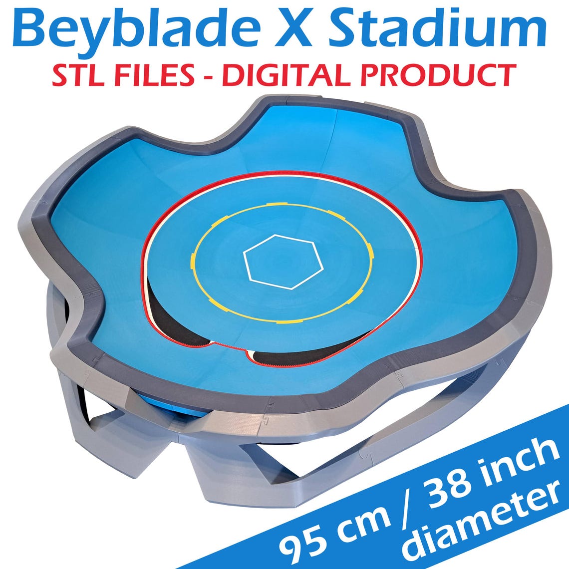 Digital STL Files - Beyblade X Stadium - Etsy