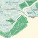 Hackney (london Borough) Retro Map Giclee Print - Etsy