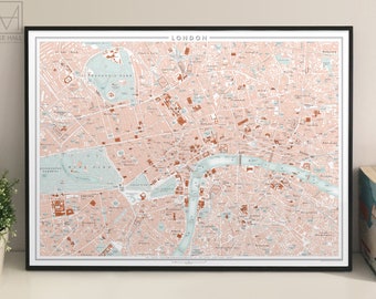 Islington london Borough Illustrated Map Giclee Print - Etsy UK