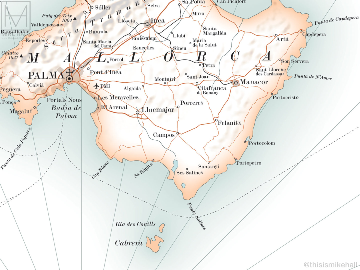 map of the balearic islands