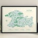 Ealing (london Borough) Retro Map Giclee Print - Etsy