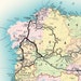 Spain & Portugal Railway Map Giclee Print - Etsy