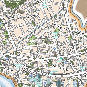 Tower Hamlets (london Borough) Illustrated Map Giclee Print - Etsy