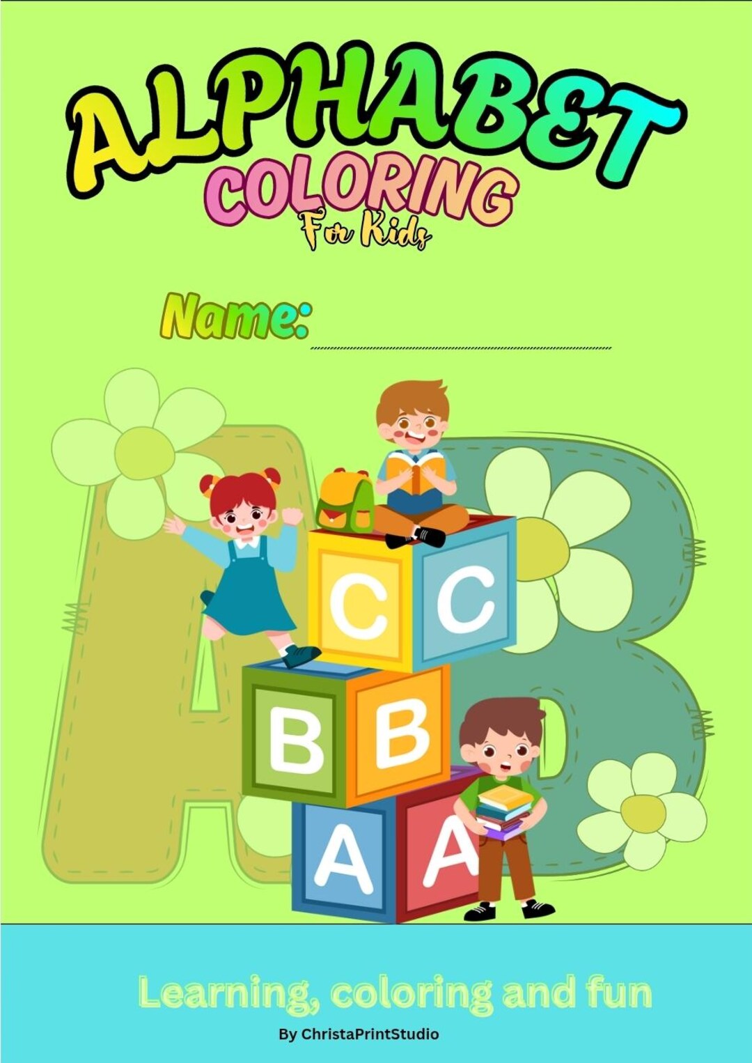 Alphabet Coloring & Tracing Book for Kids – Learn ABC With Fun ...