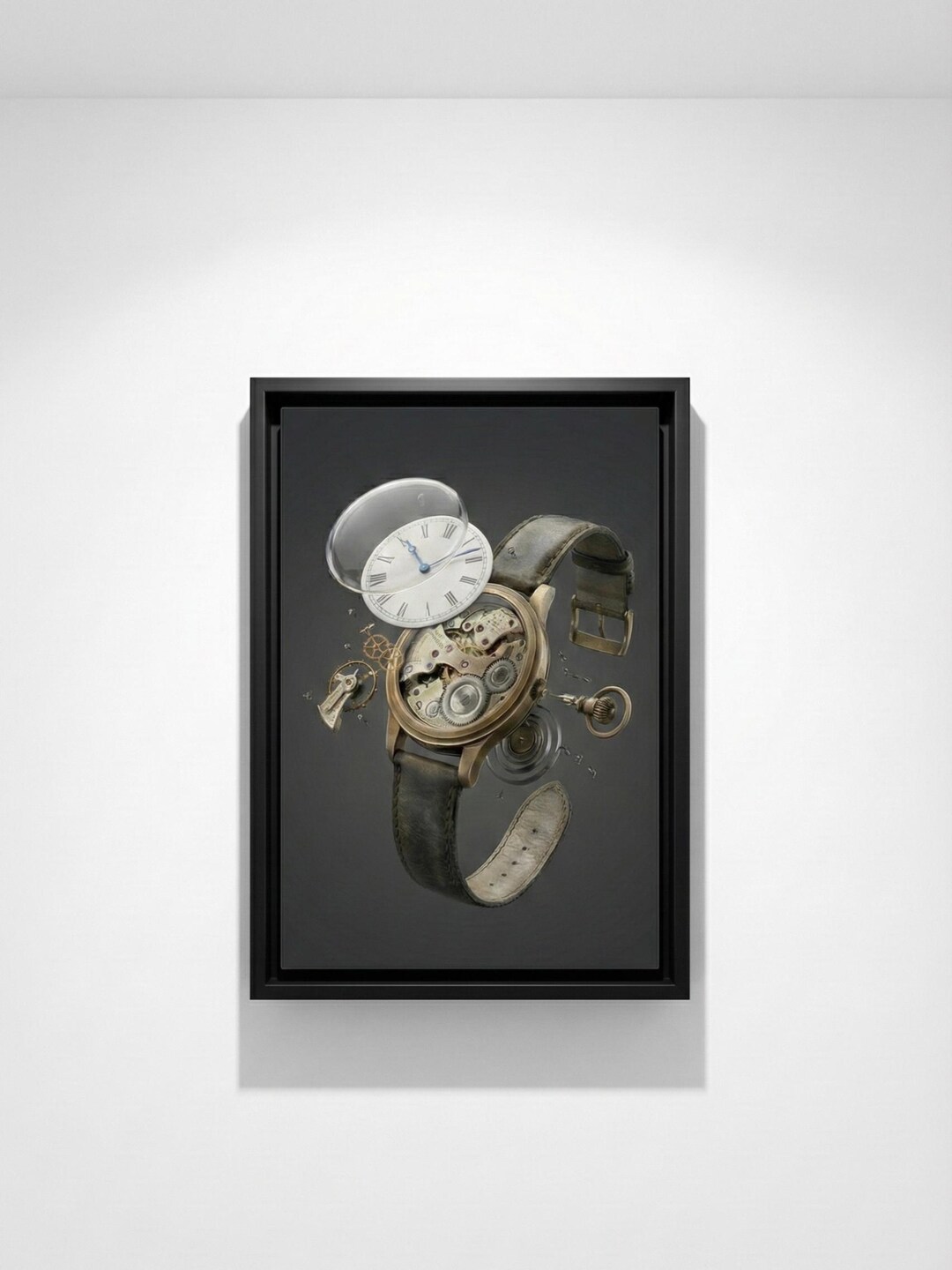 Mechanical Watch Exploded View Wall Art Print Vintage Steampunk Decor ...