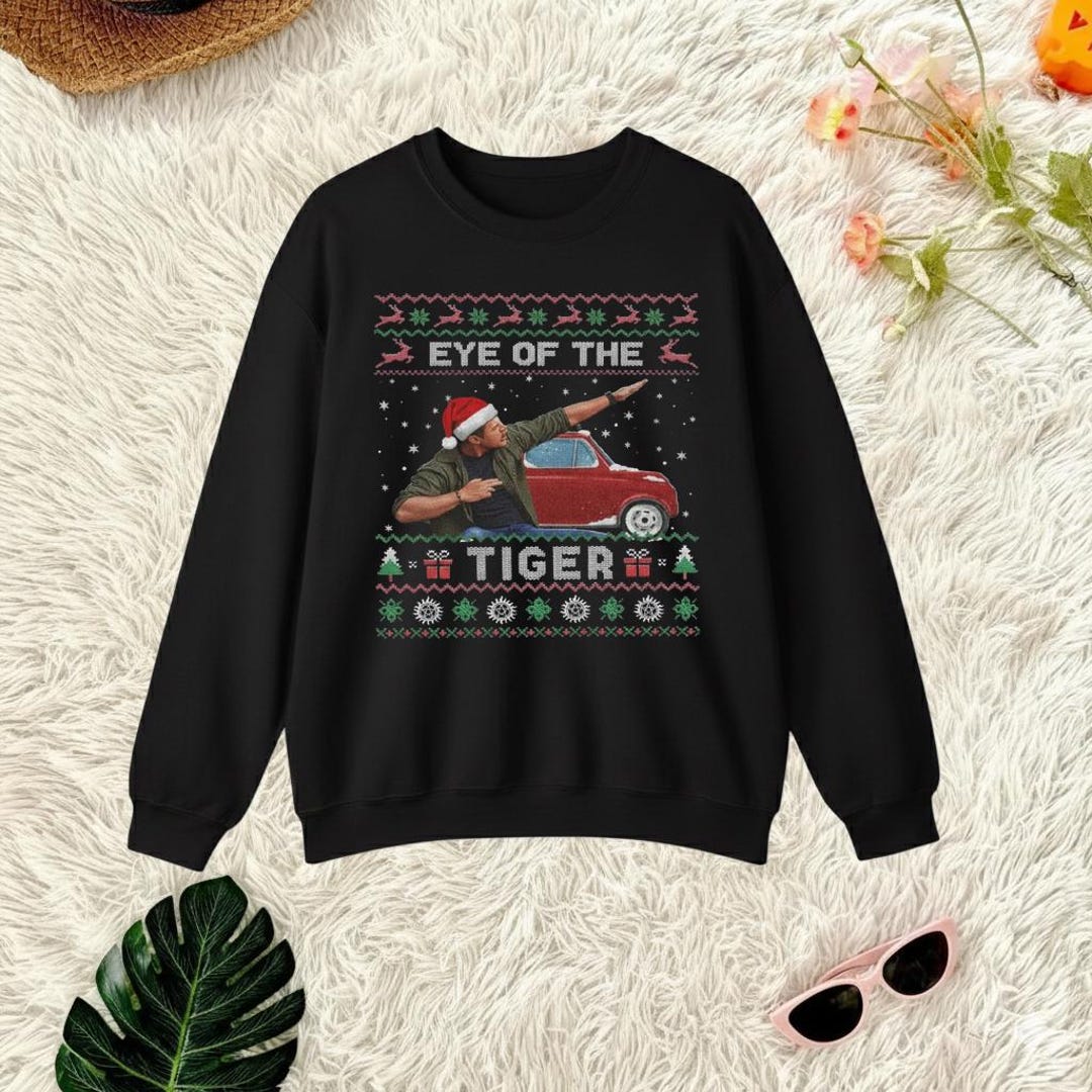 Eye of the Tiger Supernatural Dean Noel Sweatshirt | Crewneck Long ...