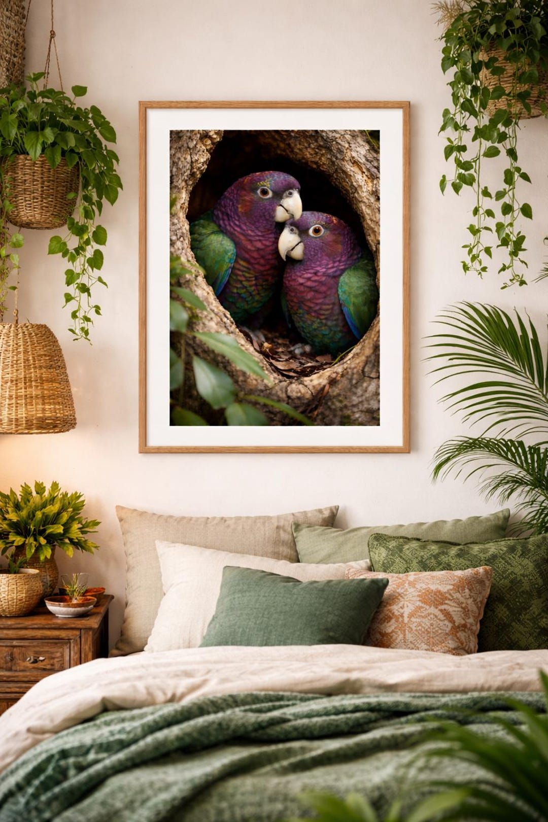 Imperial Amazon Parrot Wall Art Printable | Amazona Imperialis | Rare ...