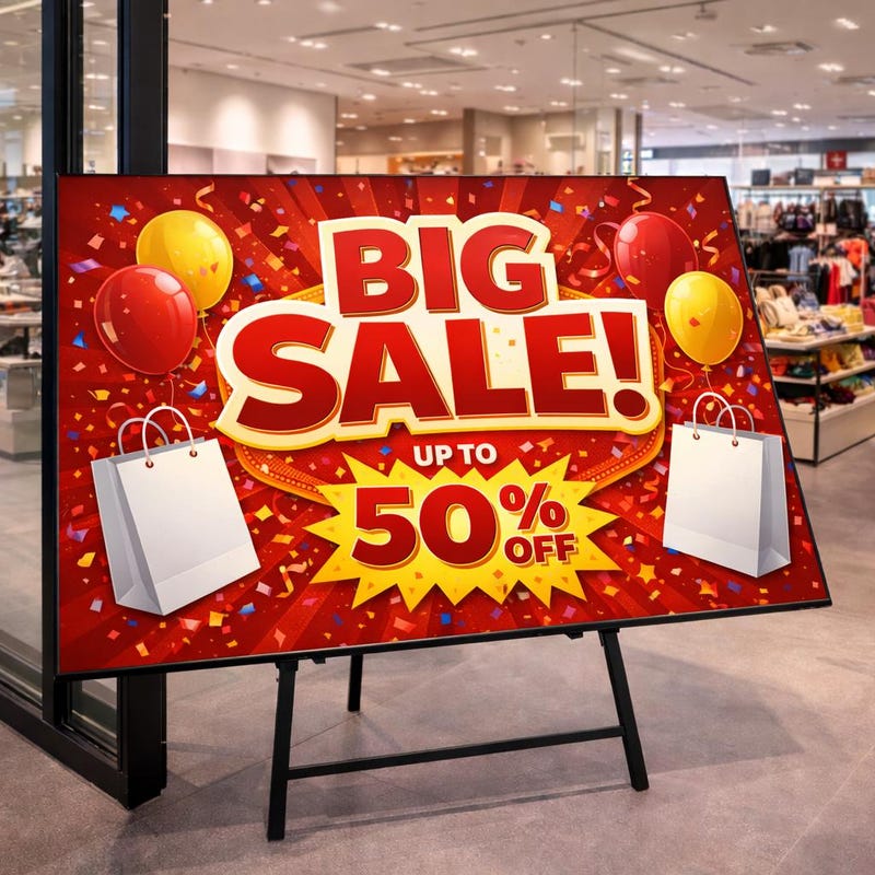 Retail Sale Signs - Etsy