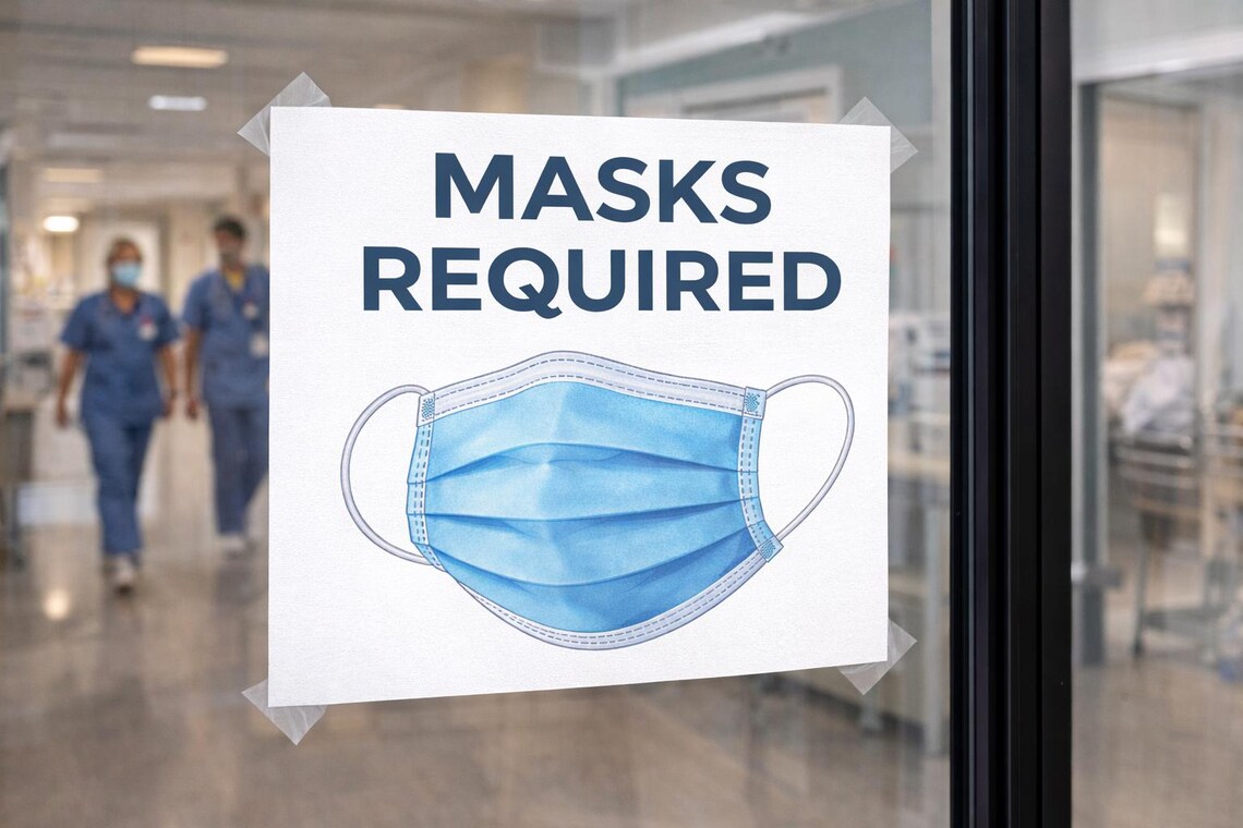 Masks Required Sign | Printable Safety Poster (digital Download) - Etsy