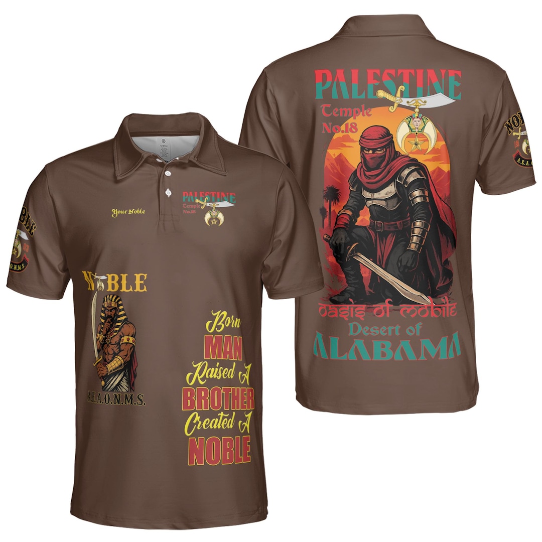 Custom Temple Name Nobles 1983 AEAONMS Warrior Sons of the Desert ...